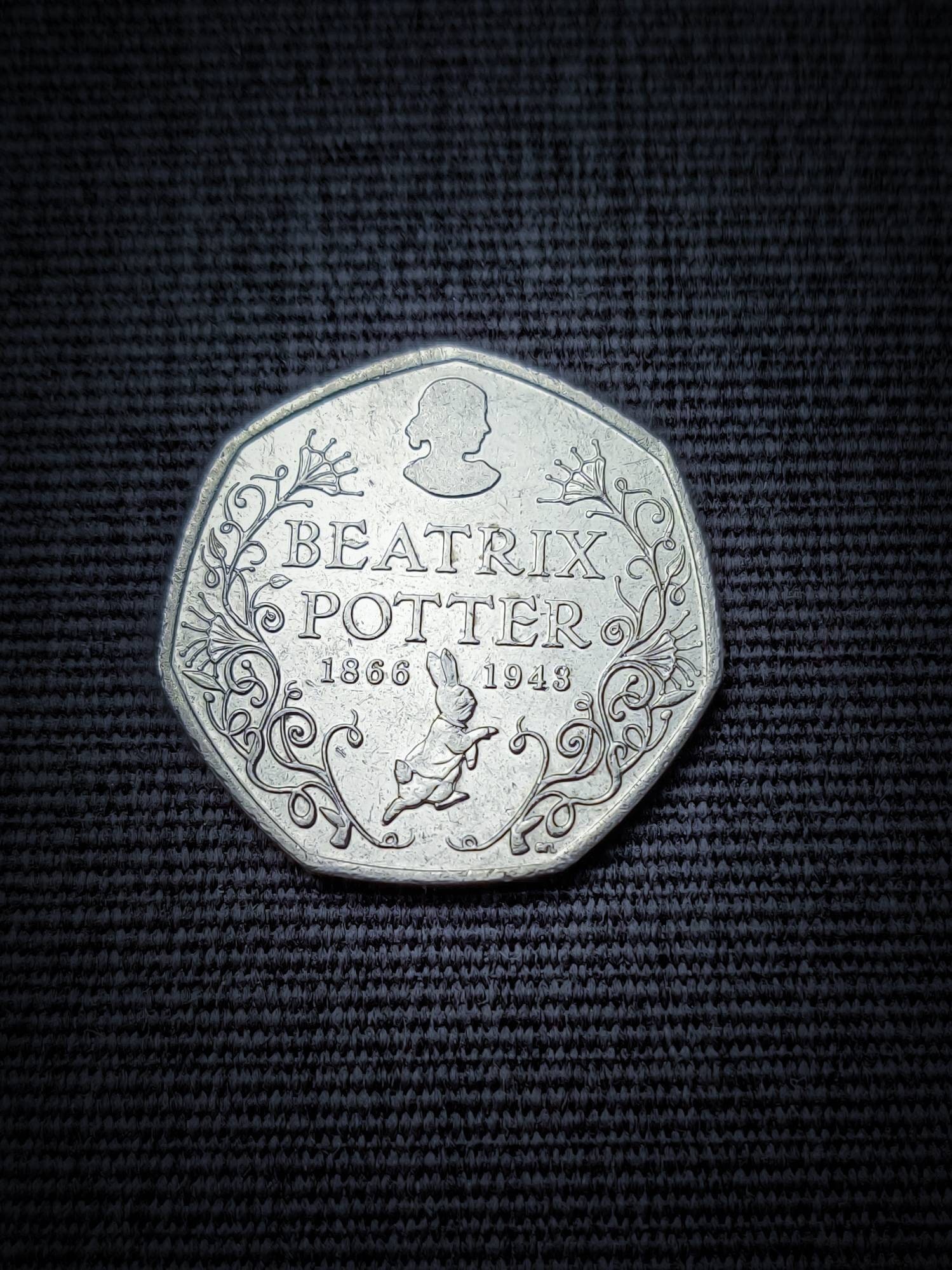 Set of 5 Peter Rabbit Coins Beatrix Potter Stories 50p Fifty - Etsy