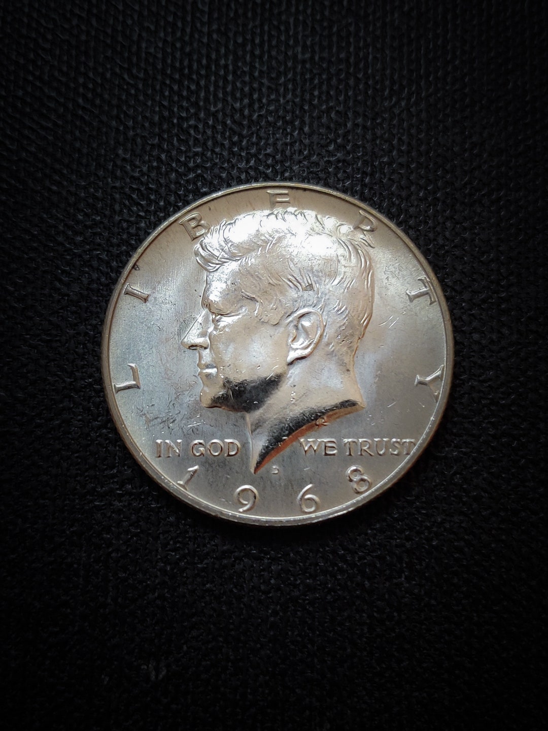 1968 Silver Half Dollar Coin From the US - Etsy