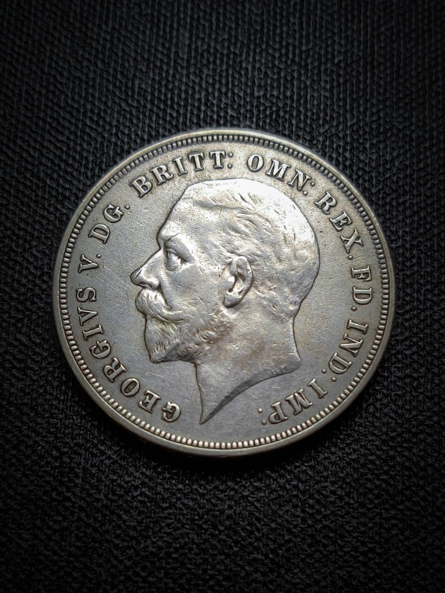 1935 Silver Coin St George One Crown Coin From the UK - Etsy UK