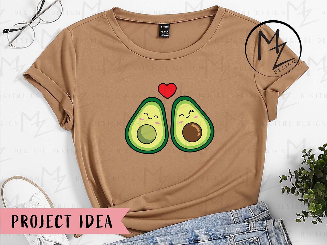 Cute Avocado Bundle Svgmamacado Svgdadacado Svgvalentines - Etsy