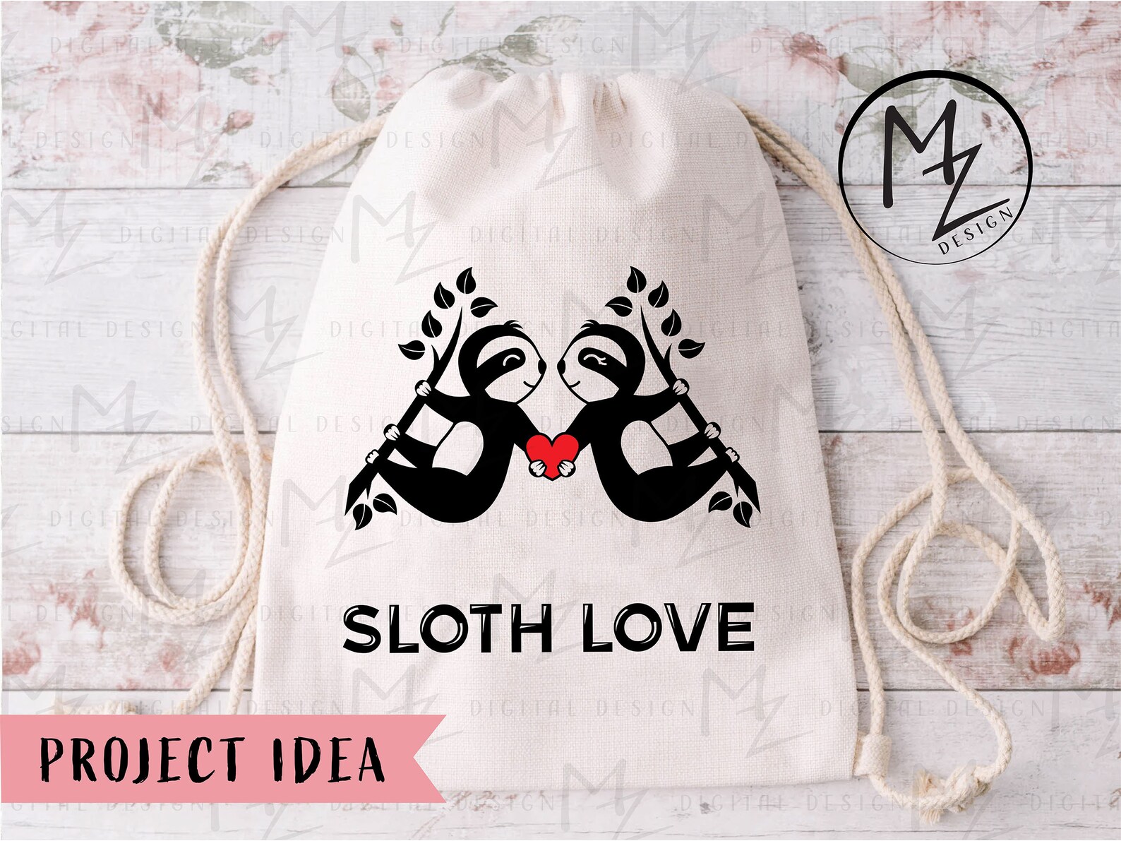 Sloth SVG Bundle, V-day Sloth Svg, Mother's Day Sloth Svg, Hanging ...