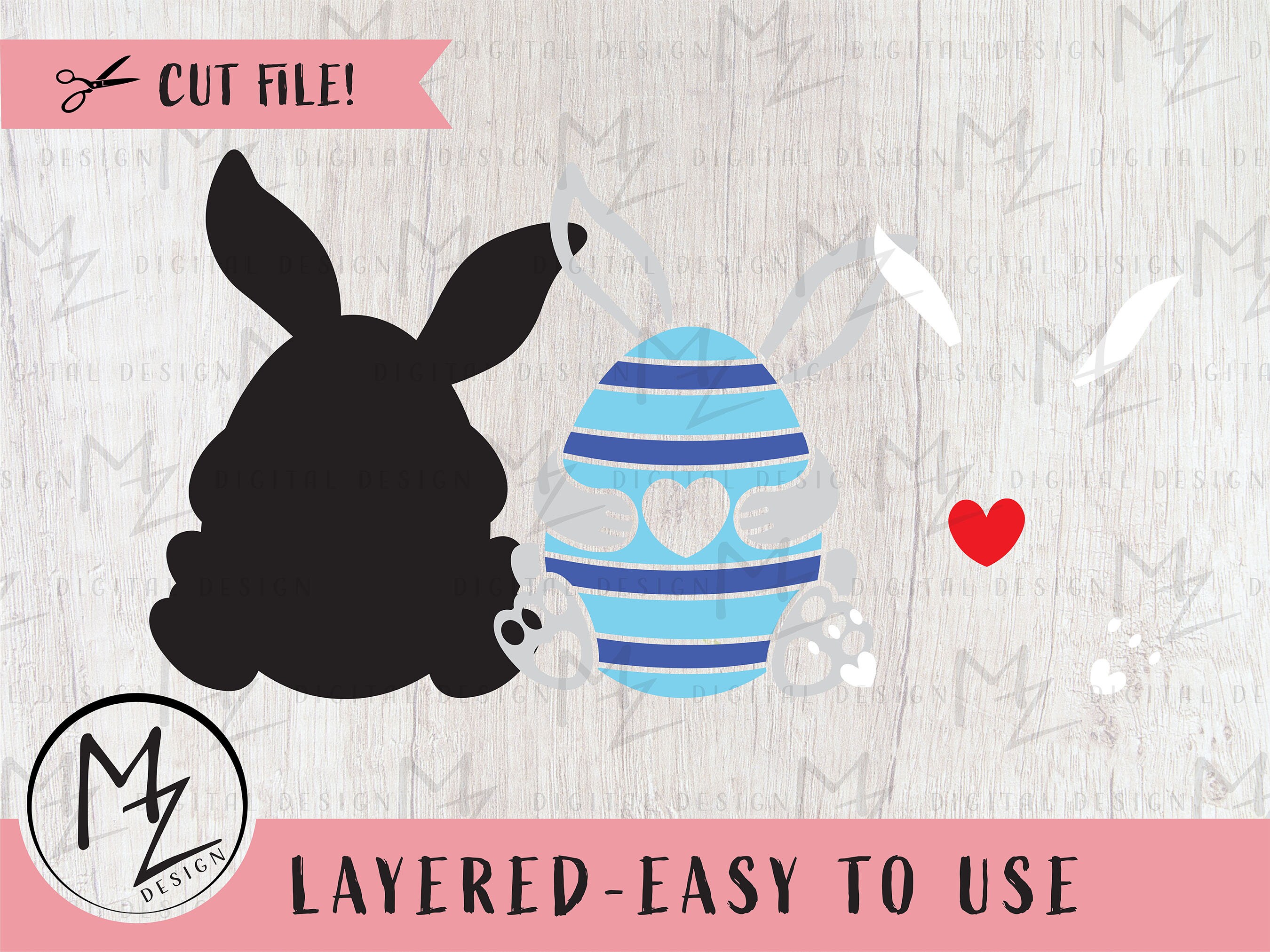Bunny SVG Bunny Ears Baby Rabbit Layered SVG Cutting File Cute - Etsy