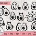 Cute Avocado Bundle Svg, Mamacado Svg, Dadacado Svg, Avocato Svg ...
