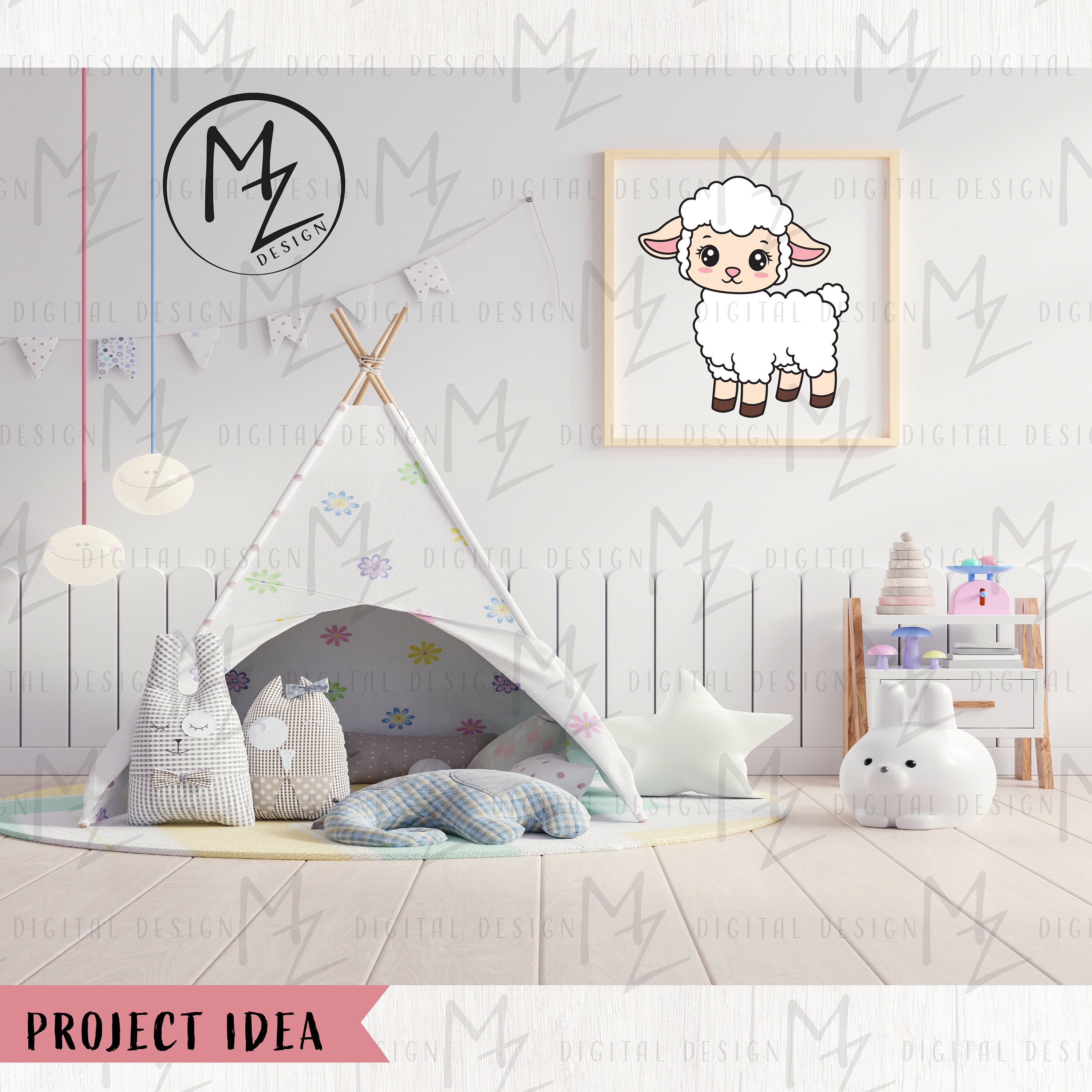 Cute Lamb SVG Baby Sheep Farm Animals Layered Cut File Cricut ...