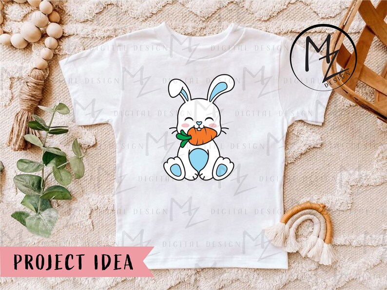 Easter Bunny SVG Bundle Cute Rabbit Easter Eggs Layered Cut File for ...