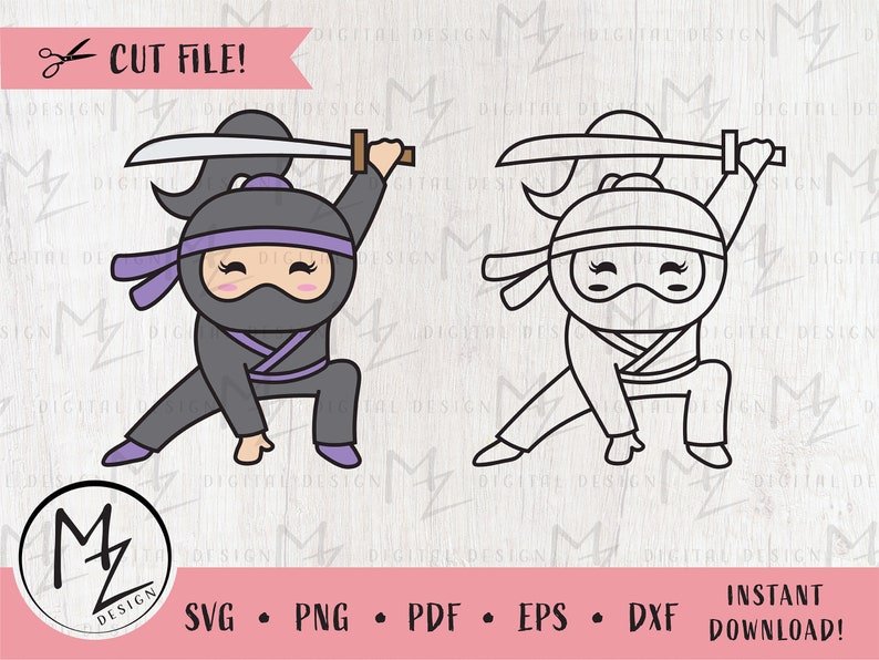 Girl Ninja Svg Bundle Warrior Svg Tae Kwon Do Karate Kids Svg - Etsy