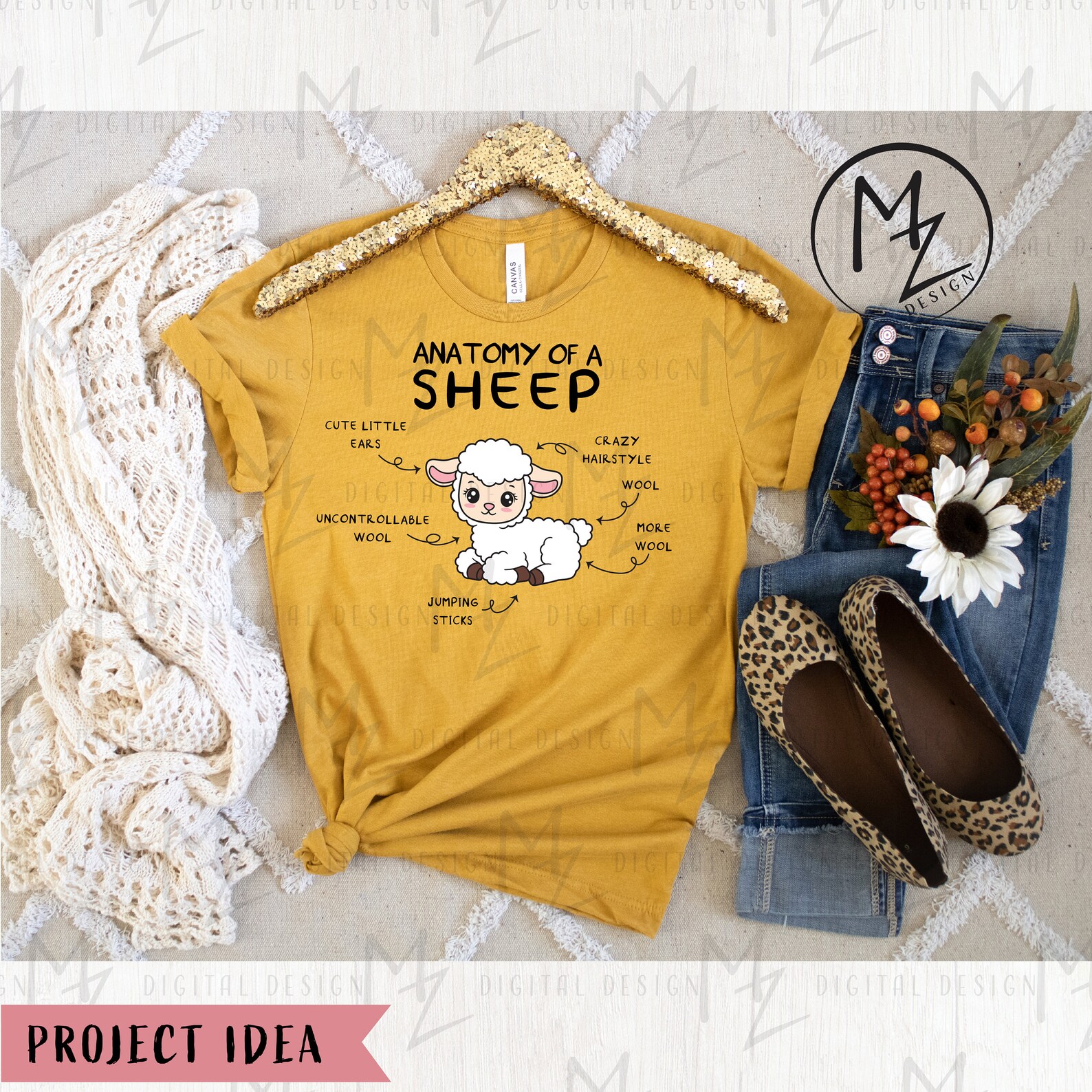 Cute Lamb SVG Laying Lamb Baby Sheep Farm Animals Layered Cut File ...