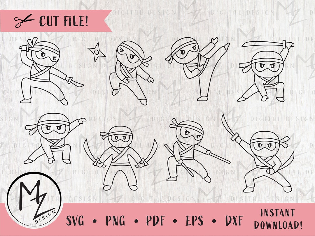 Boy Ninja Svg Warrior Svg Tae Kwon Do Karate Kids Svg Martial - Etsy
