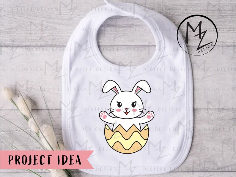 Easter Bunny SVG Bundle Cute Rabbit Easter Eggs Layered Cut File for ...