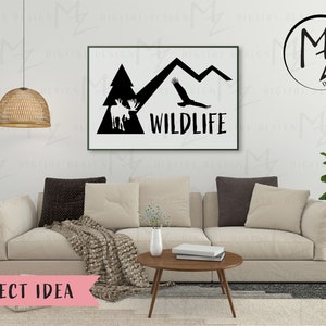 Wildlife Svg, Nature Svg, Mountains Svg, Savage Png, Animals Svg ...