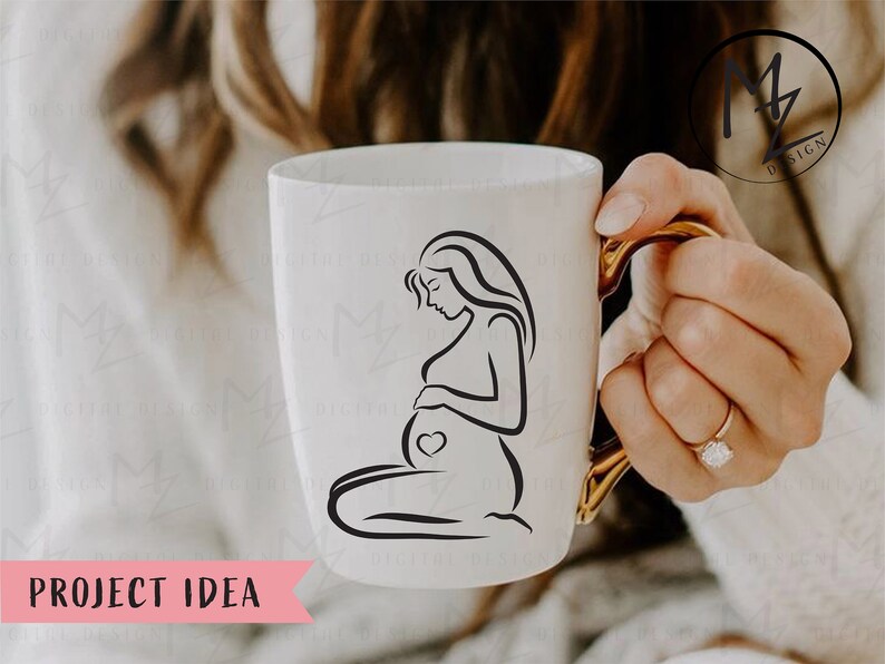 Pregnant Woman SVG Fertility Svg Woman Cut File - Etsy