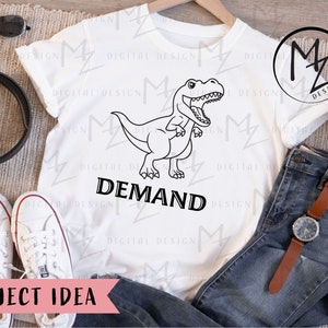 Roaring T-rex SVG Tyrannosaurus Rex Jurassic Animal Outline Cut File ...