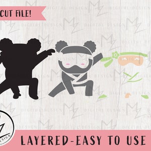 Girl Ninja SVG Bundle, Martial Arts Clipart (digital Download) - Etsy
