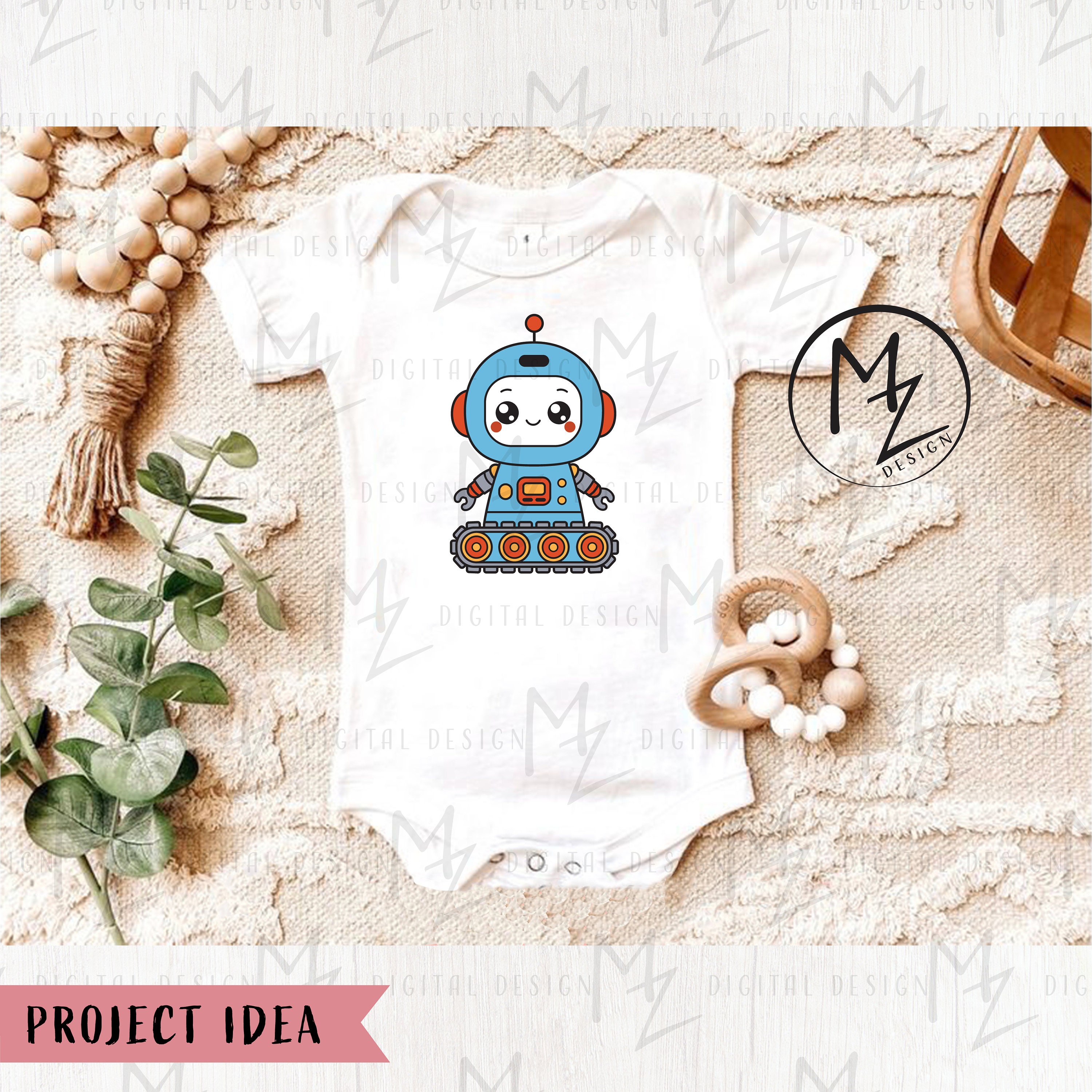 Robot SVG Cute Tracked Robot Layered Cut File Cricut Silhouette Kids ...