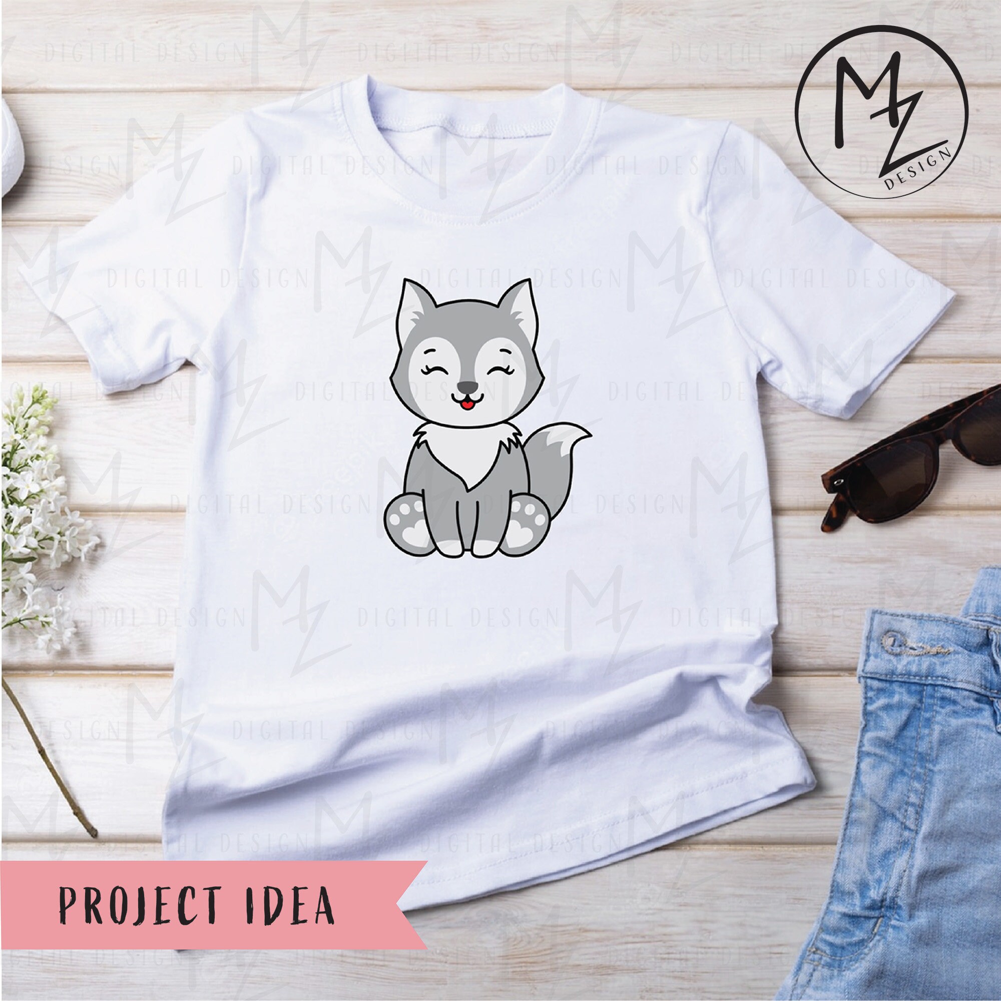 Wolf Svg, Cute Wolf Svg, Cut File, Woodland Animals Svg, Wolf Pack Svg ...