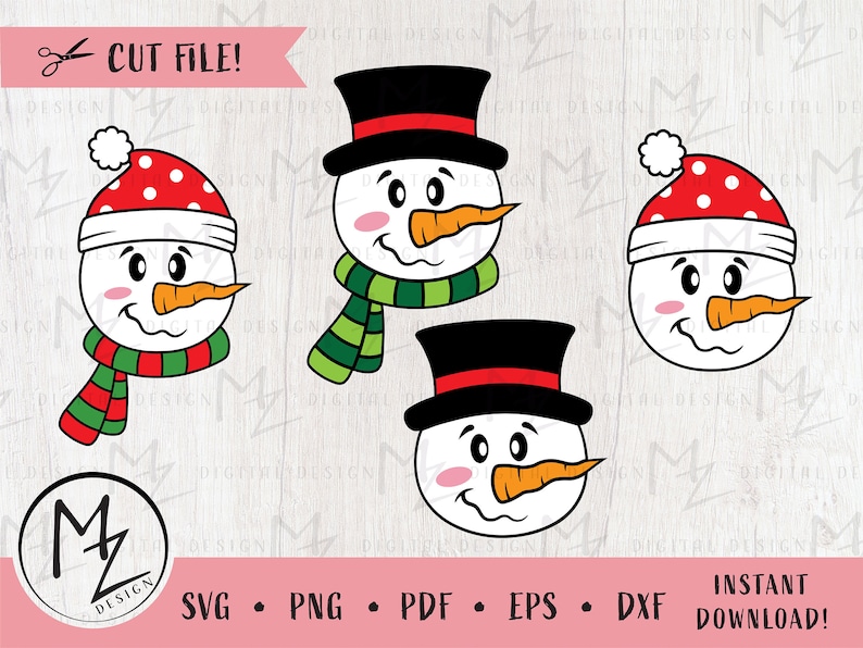 Christmas SVG Bundle, Christmas Faces Svg, Santa Svg, Reindeer Svg ...