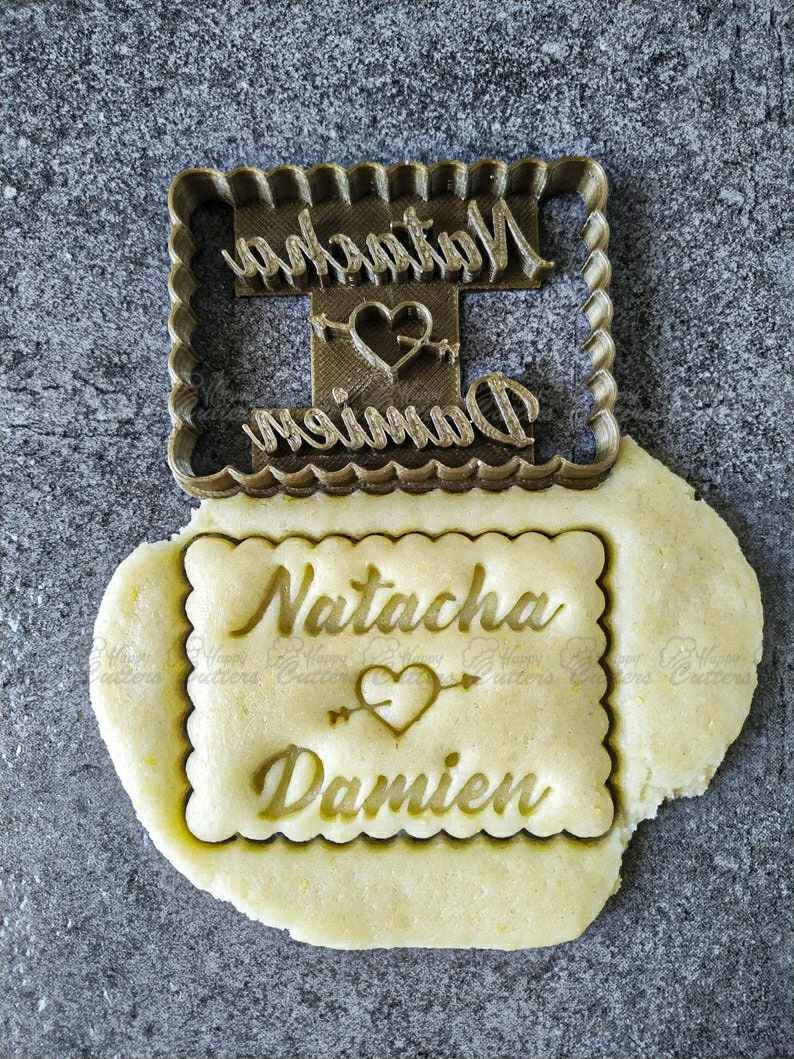 Cookie Cutters With Customizable Text - Etsy