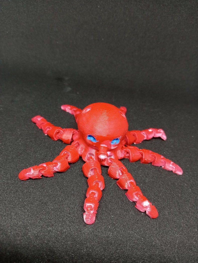 Articulated Octopus Toy , Fidget , Decoration Figure , Stress Toy ...
