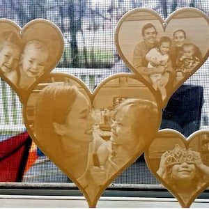 3D Heart Lithophane Photo Decor ( Personalized , Custom Design ) , Gift ...