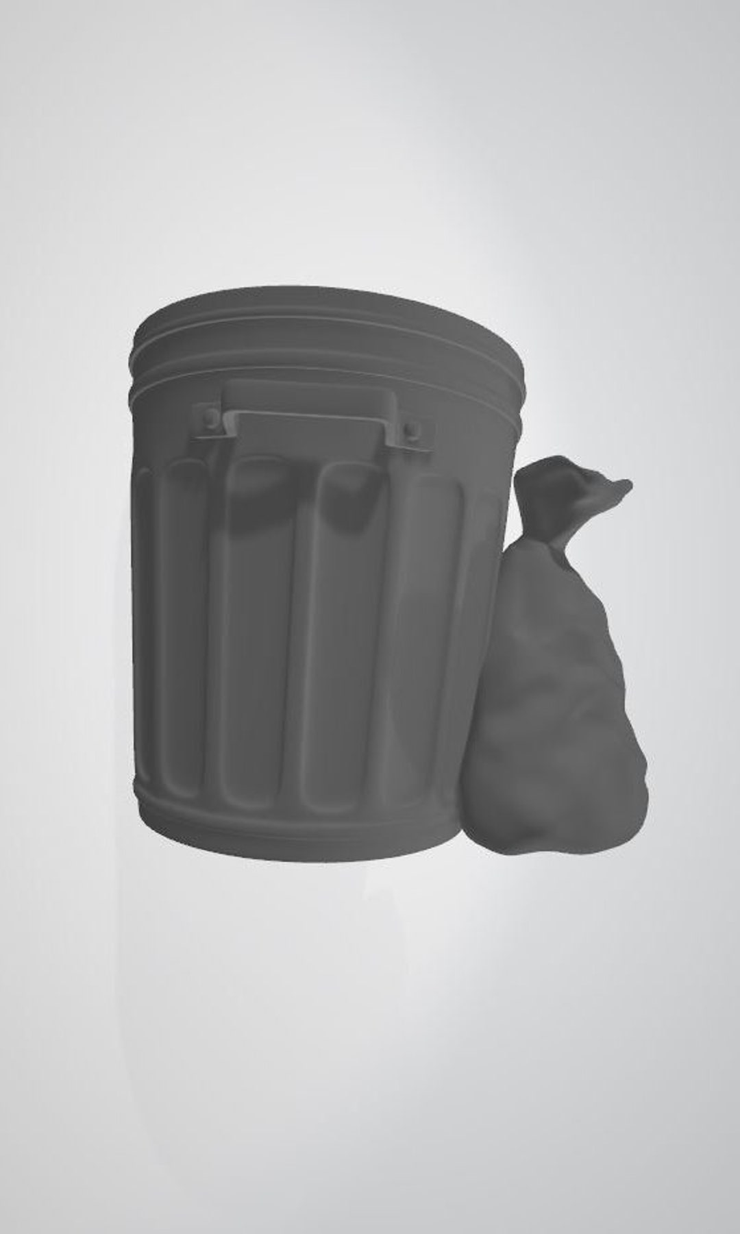 Trash Cap and Can STL File , Garbage , Bin - Etsy