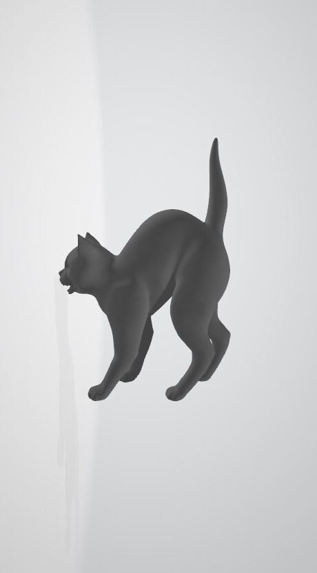 Cat Stl File , STL Kitty , Black Cat , Jumping Cat Digital File - Etsy