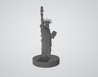 3D Statue of Liberty Stl File - Etsy