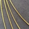 18K Solid Gold Box Chain, 18K Yellow Gold Square Box Link Chain ...