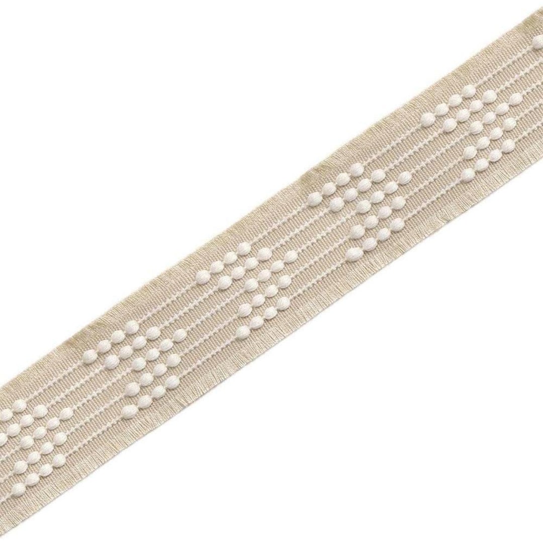 Jacquard Ribbon, 2-inch Wide Fabric Trim, Perfect for Curtain ...