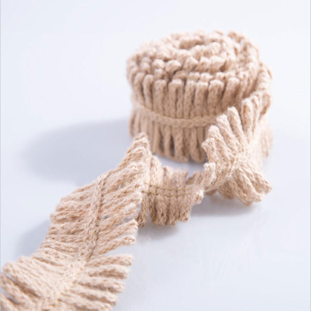 Cotton Linen 2 Inches Decorative Trim for Drapery, Curtain Tapes ...