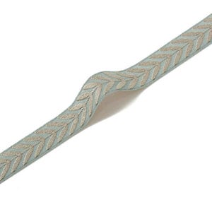 Jacquard Leaf Ribbon, 2-inch Wide Fabric Trim, Perfect for Curtain ...