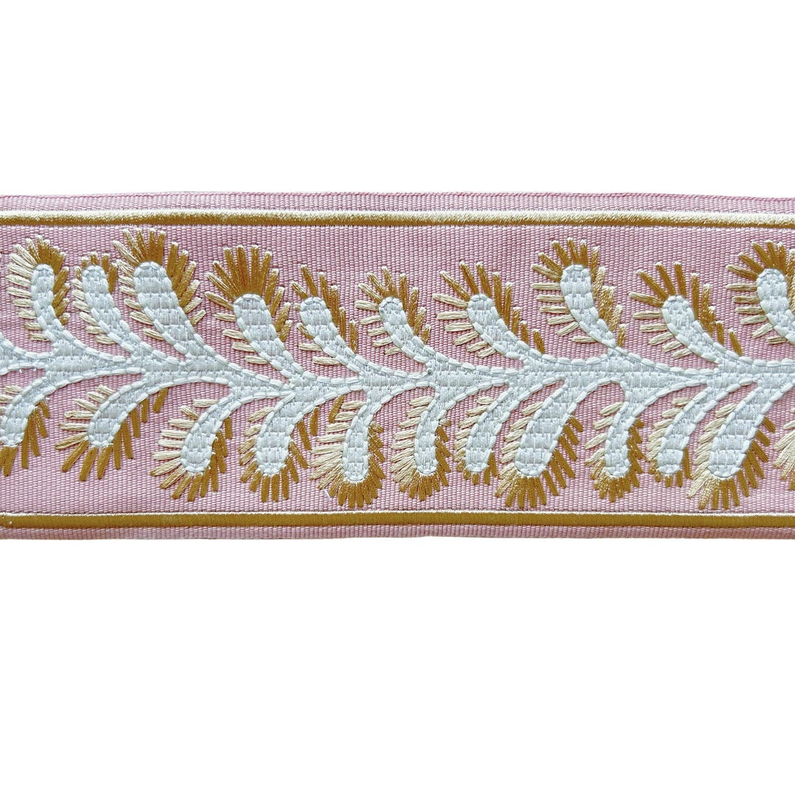 Luxury Embroidered 3-inch Trim | Perfect for Curtains, Cushions, and ...