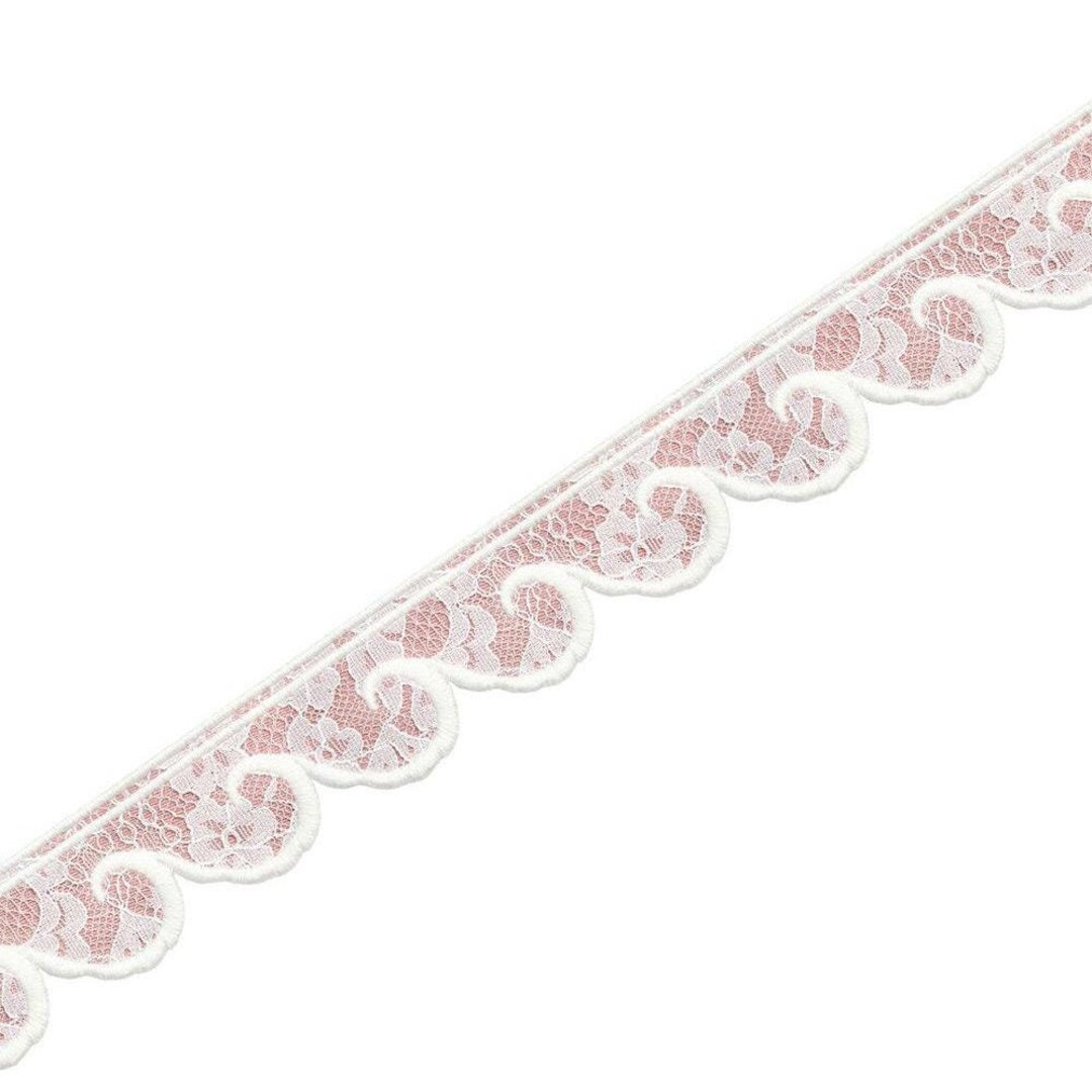Embroidered Floral Ribbon, 2-inch Wide Fabric Trim, Perfect for Curtain ...