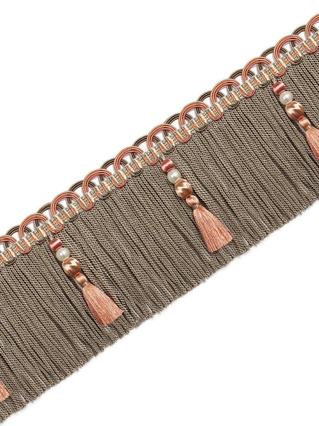 5-inch Tassel Fringe Trim for Drapery, Curtain Tapes, Upholstery Ribbon ...