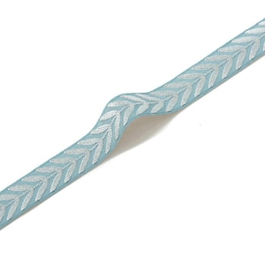Jacquard Leaf Ribbon, 2-inch Wide Fabric Trim, Perfect for Curtain ...