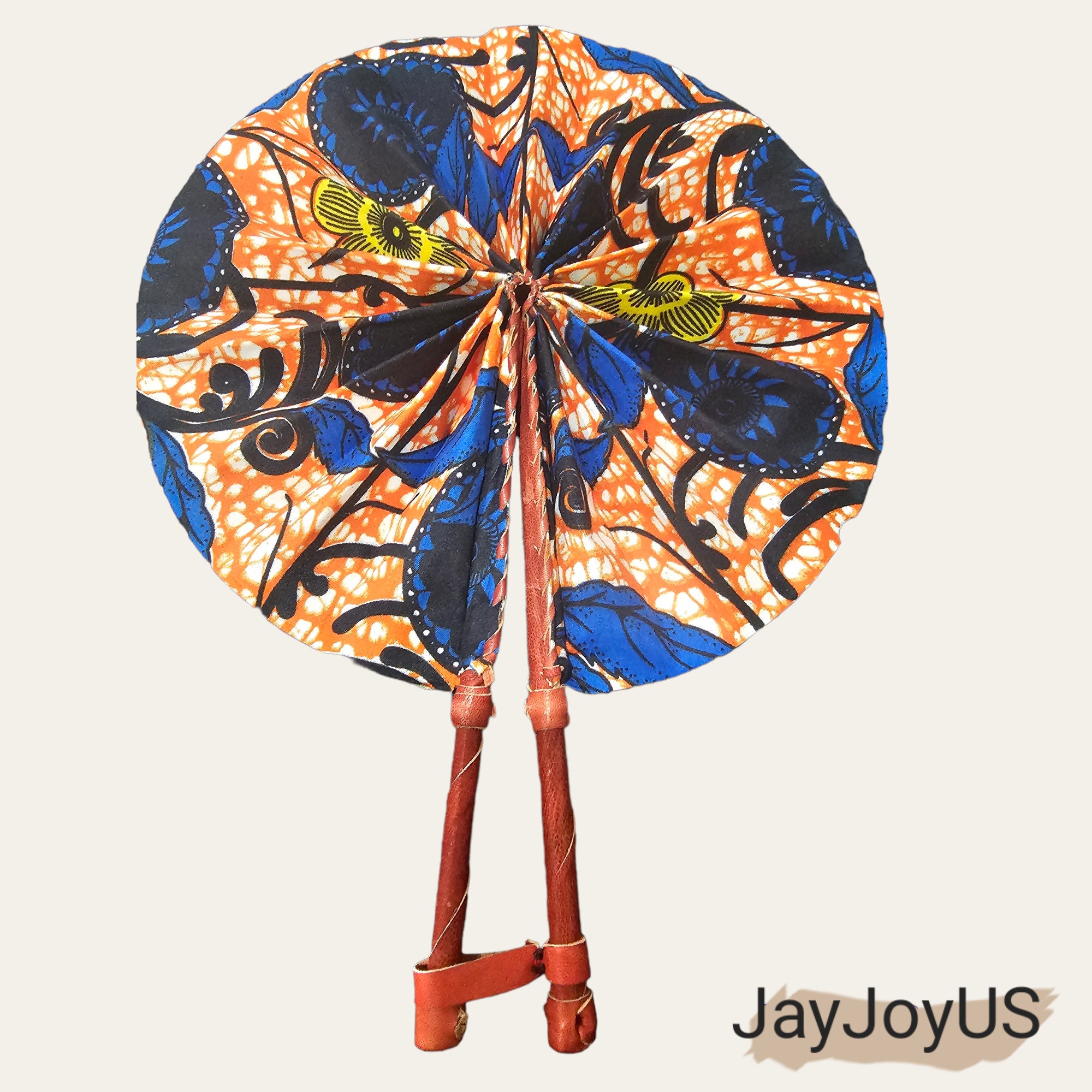 African Fabric Folding Fan, Ankara Fan, Fabric Fan - Etsy