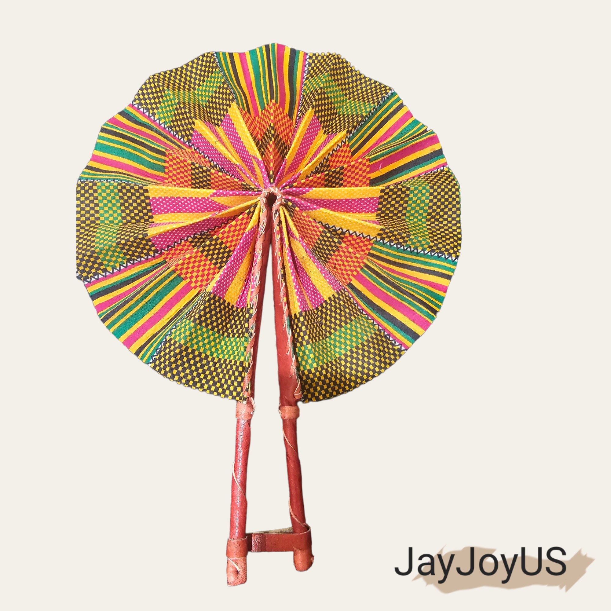 African Fabric Folding Fan, Ankara Fan, Fabric Fan - Etsy