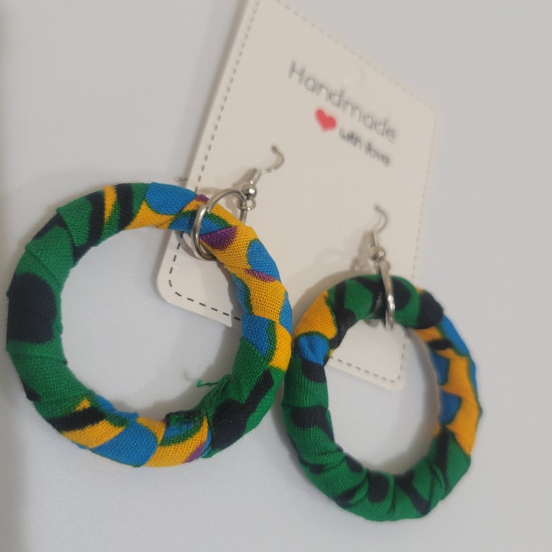 Fabric Earrings - Etsy