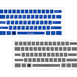 Printable Keyboard Stickers | Alphabet & Arabic Letters | Custom ...