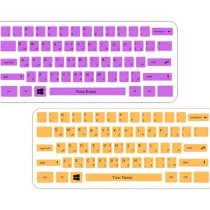 Printable Keyboard Stickers | Alphabet & Arabic Letters | Custom ...