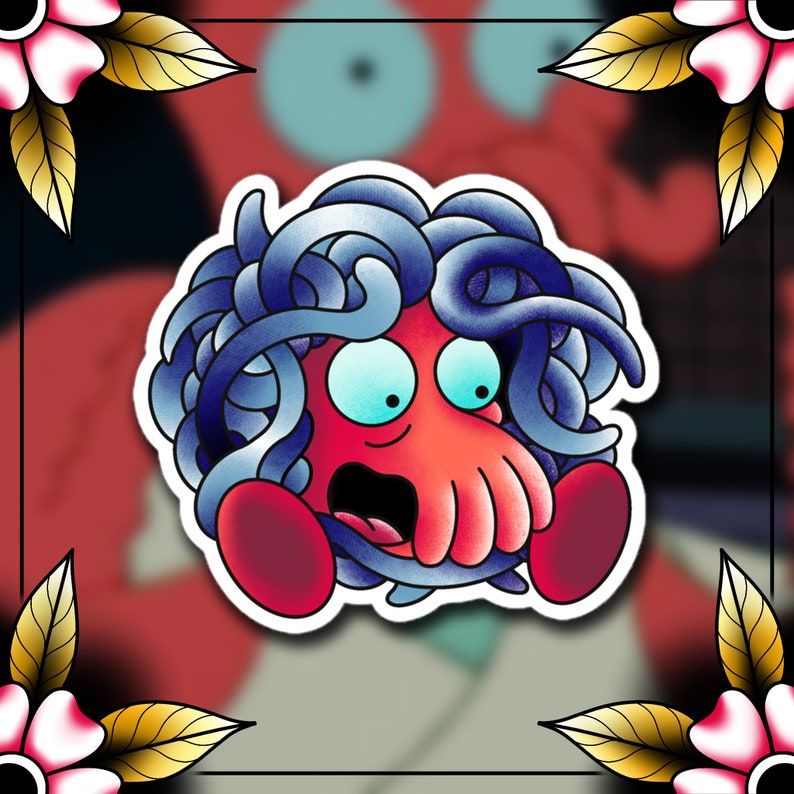 Pokemon Crossover Stickers Family Guy Bob's Burger Rick and Morty - Etsy