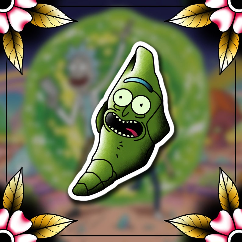 Pokemon Crossover Stickers - Family Guy Bob's Burger Rick and Morty - Etsy