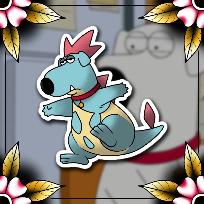 Pokemon Crossover Stickers - Family Guy Bob's Burger Rick and Morty - Etsy