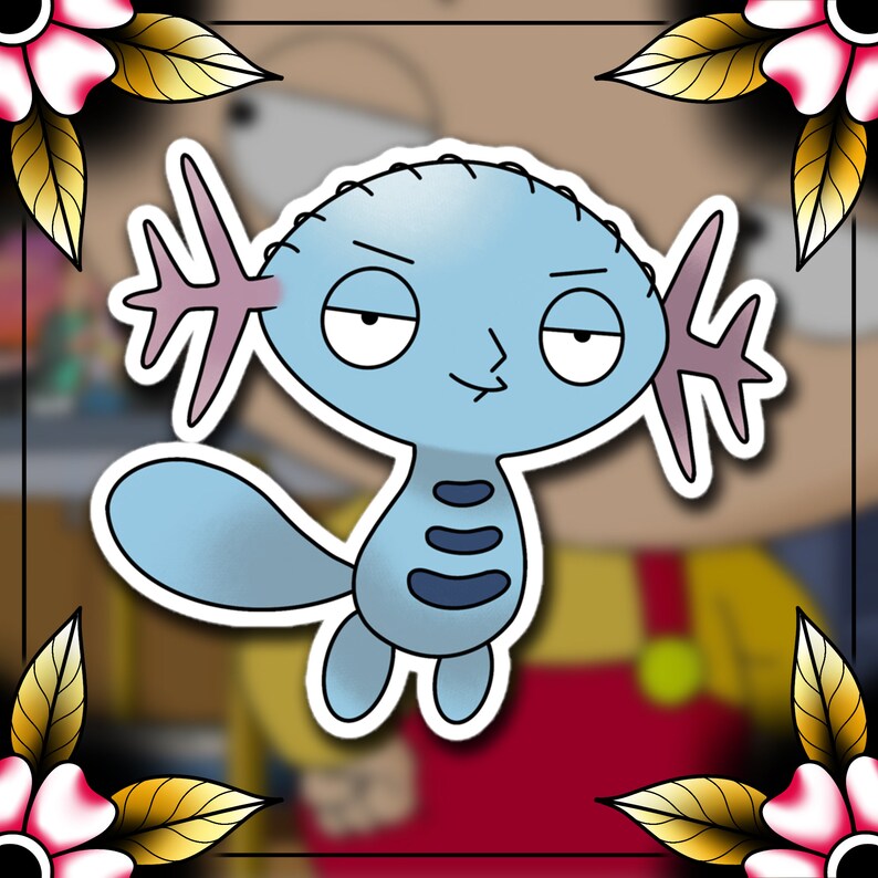 Pokemon Crossover Stickers - Family Guy Bob's Burger Rick and Morty - Etsy