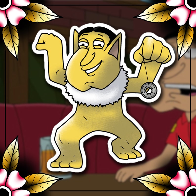 Pokemon Crossover Stickers - Family Guy Bob's Burger Rick and Morty - Etsy