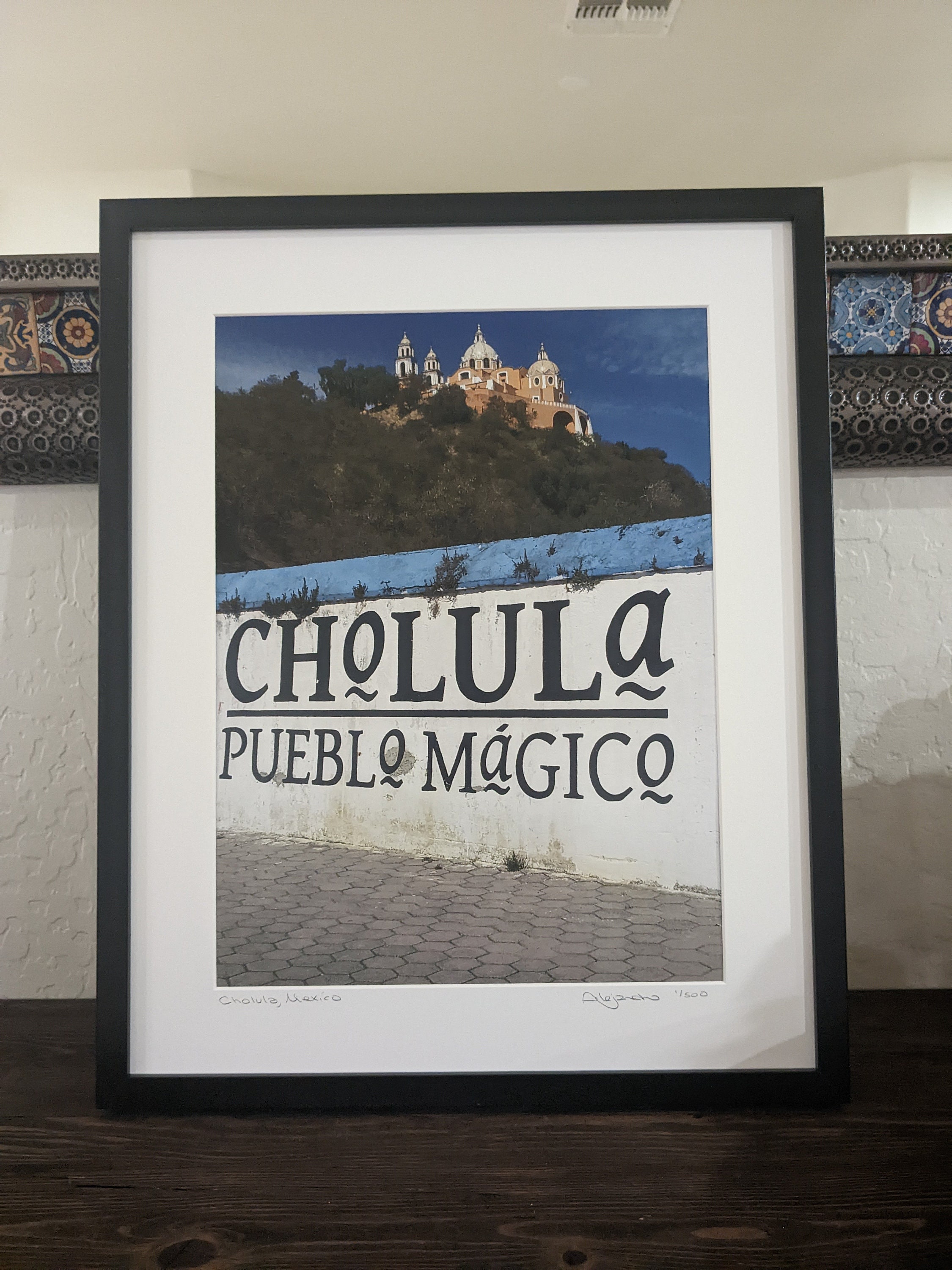 Chulula, Mexcio Catholic Church Wall Art Framed Color Photograph - Etsy