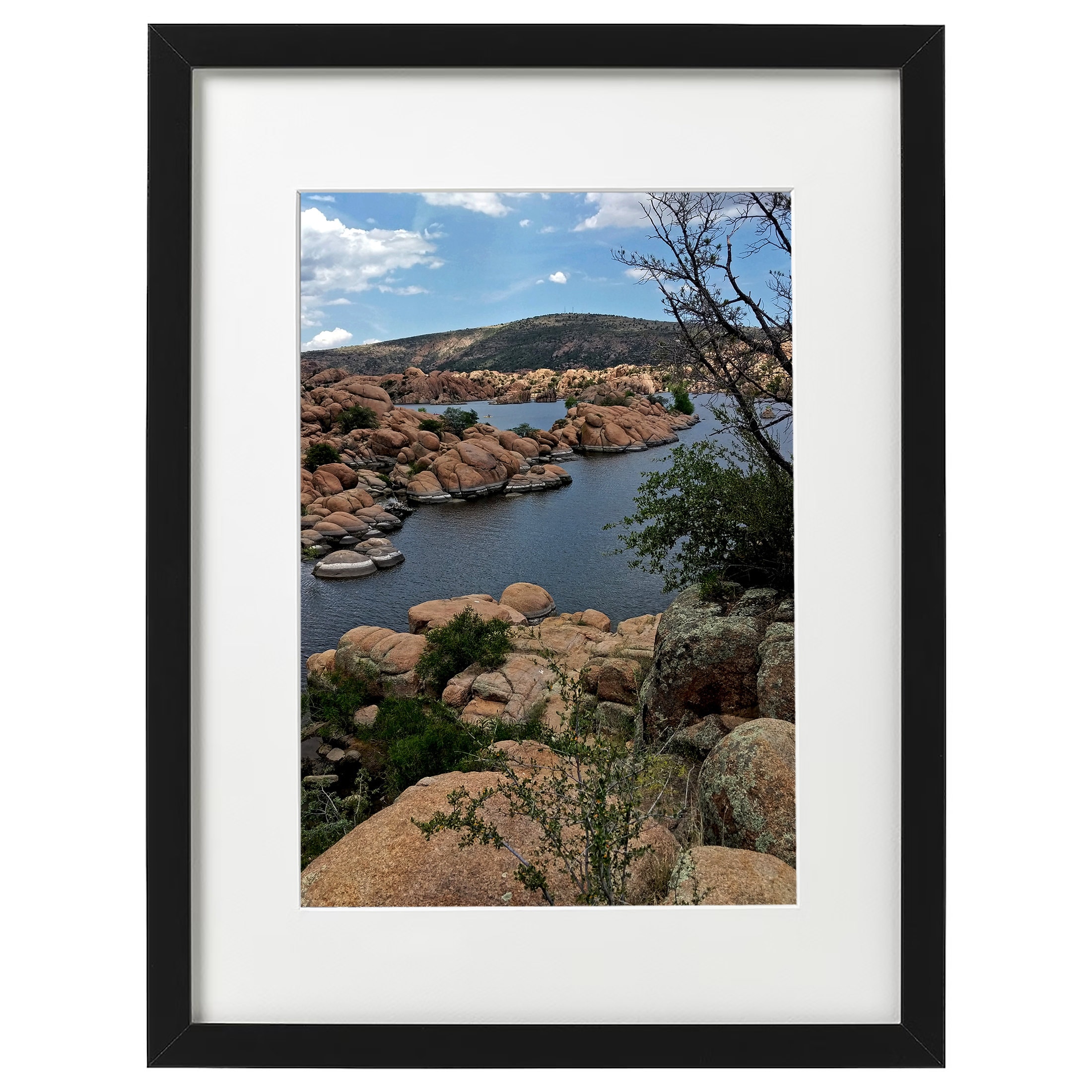 Prescott, Arizona Lake Watson - Framed Color 16 X 20 Photograph Wall ...
