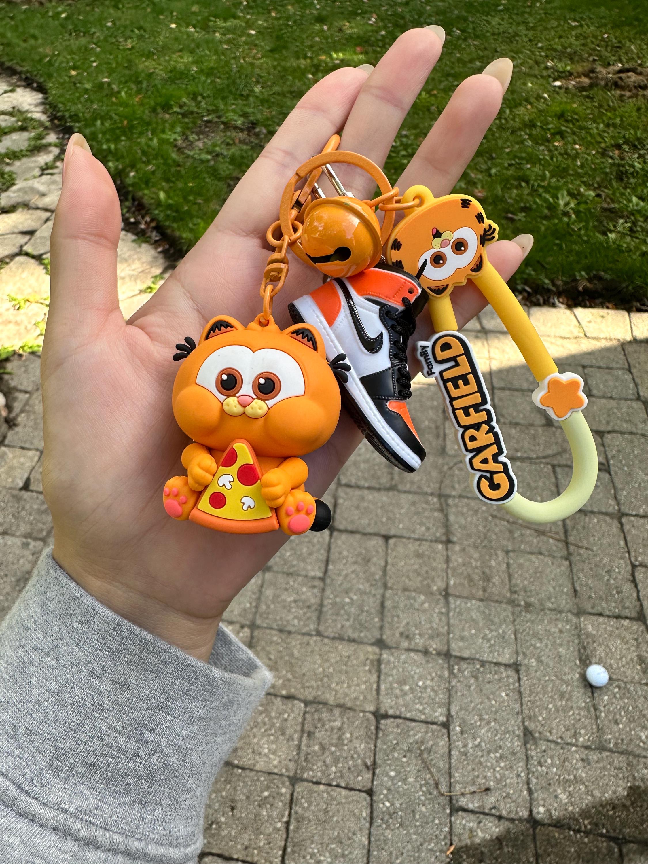 Garfield the Cat Keychain Fun and Collectible - Etsy