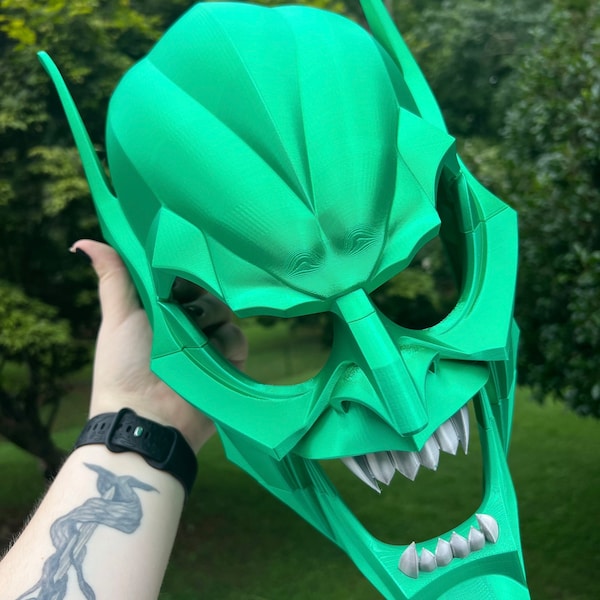 Green Goblin Mask - Etsy