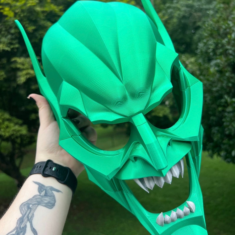 Green Goblin Cosplay Mask - Etsy