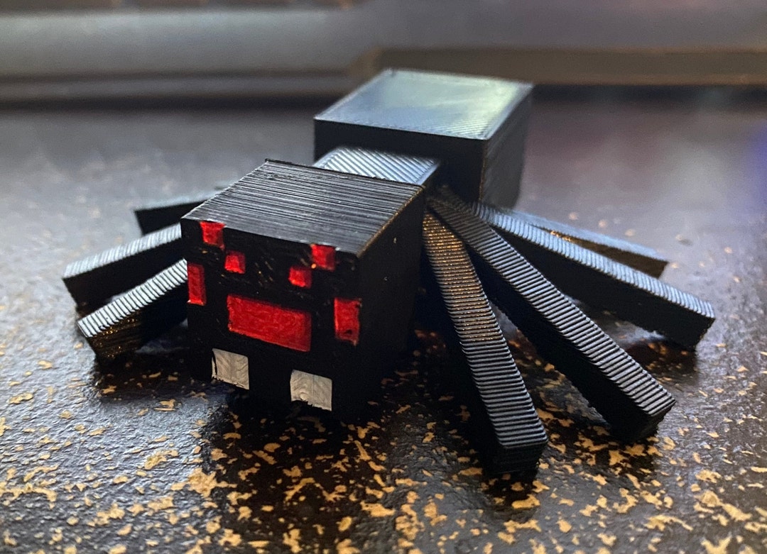 Mining Gamer Spider Figure Raw 3D Print - Etsy